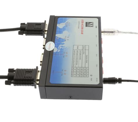 USB COMi SI M USB To Quad RS Metal Case With DIN Rail