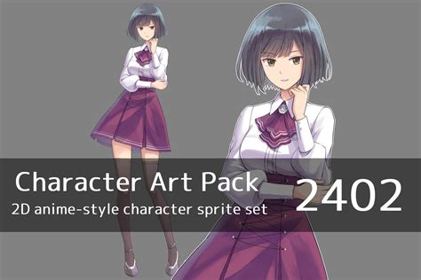 Character Art Pack 2402 6 Expressions 2d Characters Unity Asset Store