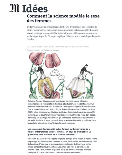 Comment la science modèle le sexe des femmes Institut d études avancées de Paris