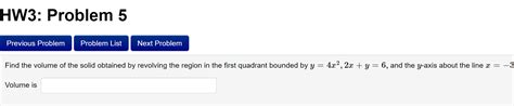 Solved Hw3 Problem 4 Previous Problem Problem List Next