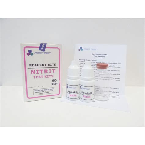 Jual Reagent Test Kit Nitrit Murah Alat Uji Cepat Nitrit Nitrite