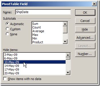 Filter Pivot Table For Date Range Contextures Blog