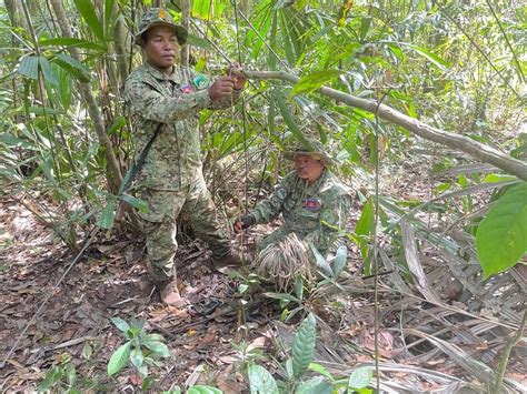 ឧទ្យានុរក្ស នៃមន្ទីរបរិស្ថានខេត្តកោះកុង ចុះដោះអន្ទាក់ចាប់សត្វព្រៃ និងលបចាប់សត្វស្លាបរបស់ជនសង្ស័យ
