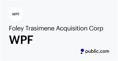 Trade WPF Stock Pre Market On Public Com