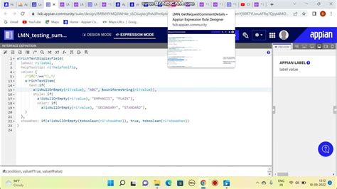 Appian Dynamic Interface For Summary Youtube