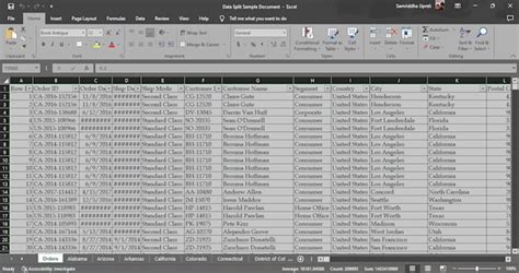 Split Data In Single Excel Sheet To Multiple Sheet Of Various Category