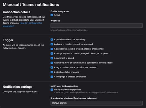 Custom Gitlab Pipeline Notifications To Microsoft Teams Dev Community