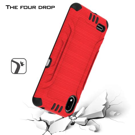 For Alcatel Tcl Signa Tcl A2 A507dl Tough Hybrid Strong Case Cover