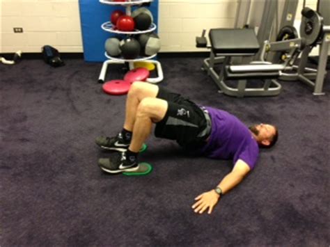 Sliding Leg Curls Professional Baseball Strength Conditioning