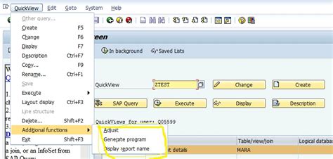 Solved Is Ti Possible To Convert Sqvi To A Report Sap Community
