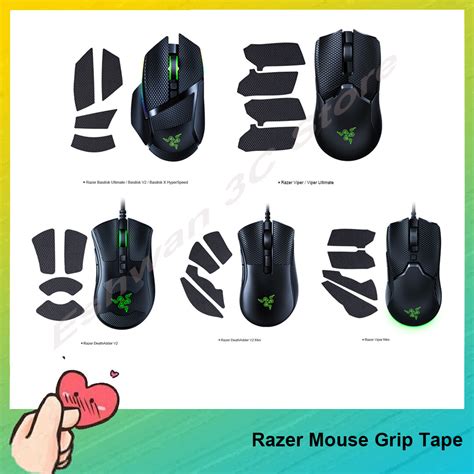[ready เพื่อส่ง] เม้าส์ Razer เทปพันด้ามจับสำหรับ Razer Viper Mini Razer Deathadder V2 Razer