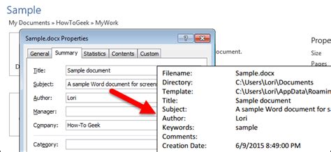 How To Print Document Properties In Word