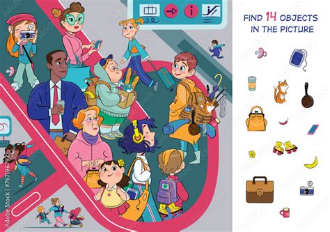 Find 14 Objects In The Picture Hidden Object Puzzle Adults And