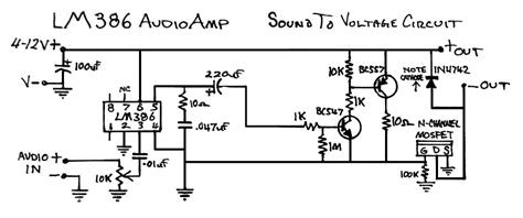 Emic2 Sound To Voltage Schematic Hack A Week