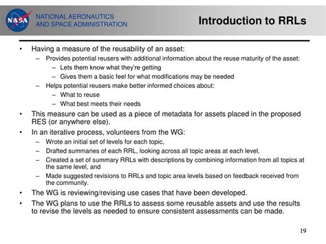 Ppt Reuse Working Group Breakouts 1 And 3 Reuse Readiness Levels