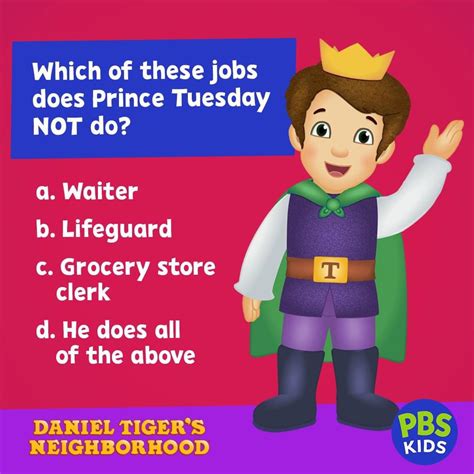 Daniel Tigers Neighborhood Prince Wednesday