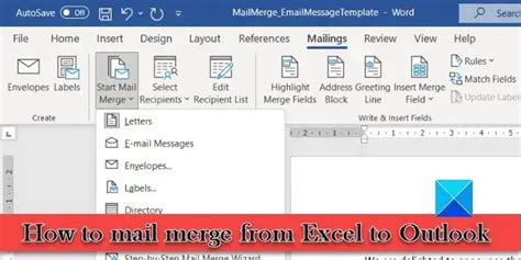 Outlook Mail Merge With Attachments 48 Off