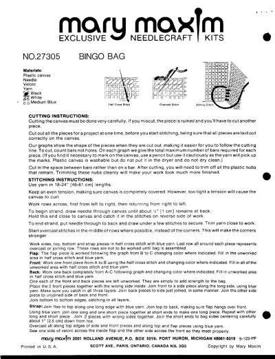 Pin By Jennifer Riccius On Bag And Box Patterns Bingo Bag Plastic