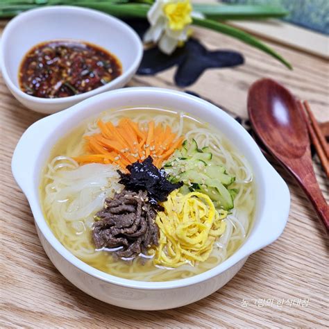 잔치국수 만들기 고명 육수 양념장 만드는 법
