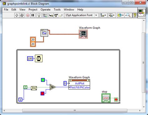 Solved I Need To Blink The Datapoints In Xy Graph Ni Community