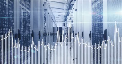 Animation Of Multiple Graphs Over Binary Codes On Server Racks In