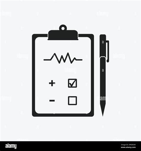 Medical Test Icon Editable Vector Eps Symbol Illustration Stock Vector
