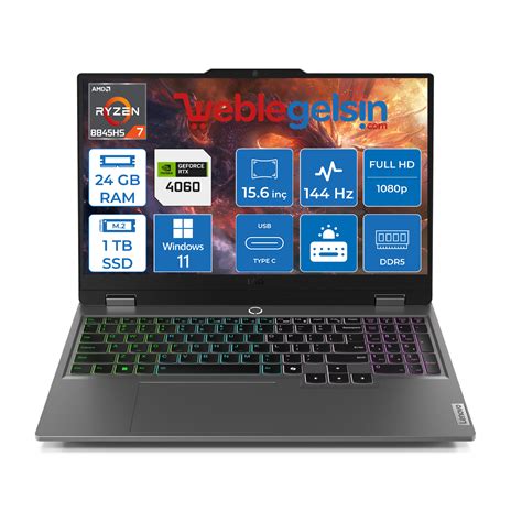 Lenovo Loq Amd Ryzen Hs Gb Ddr Tb Ssd Gb Rtx W Windows Pro Fhd Ips