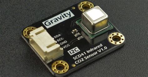 Dfrobot Gravity Scd41 Infrared Co2 Temperature And Humidity Sensor I2c Dfrobot Sen0536