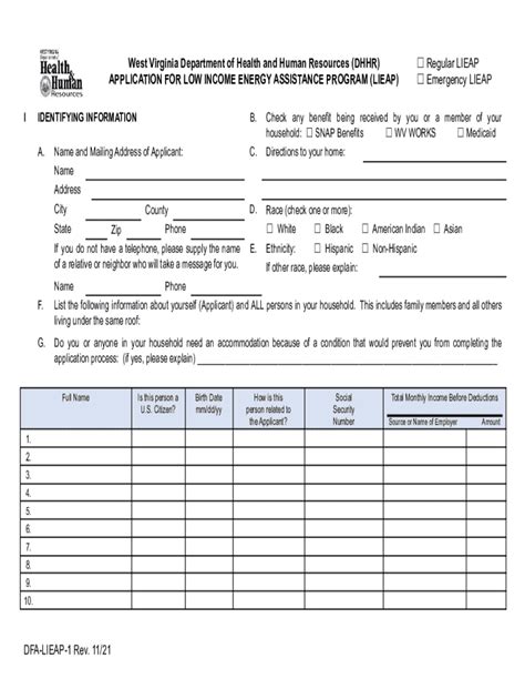Wv Lieap Application Online Fill Out And Sign Online Dochub