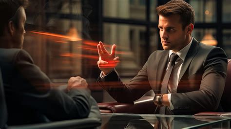 Premium Photo Assertive Manager Navigating Difficult Conversations