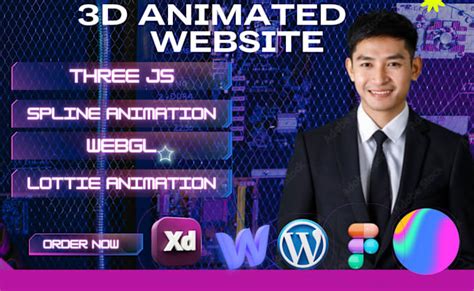 Interactive 3d Animated Website 3d Animation Splinescrolling Animation