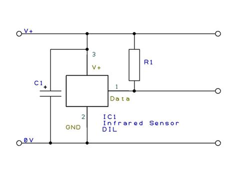 Infra Red Sensor Circuit Creator Picaxe
