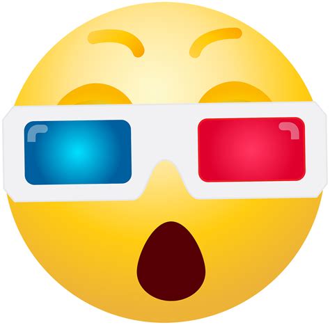 3d Glasses Emoticon 14033555 Png