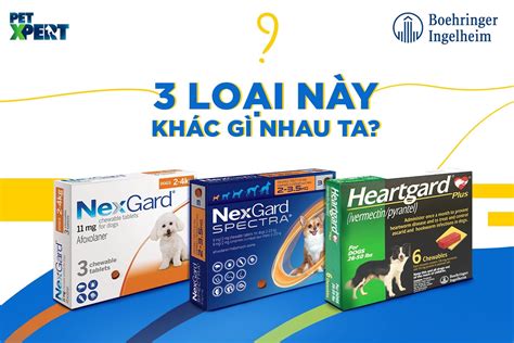 NexGard, NexGard Spectra, Heartgard - 3 loại này khác gì nhau ta? | Pet ...