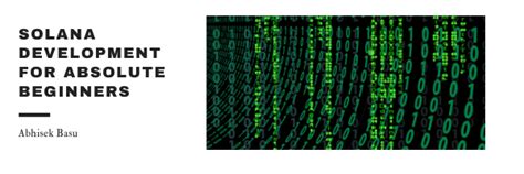 Solana Development For Absolute Beginners Abhisek Basu