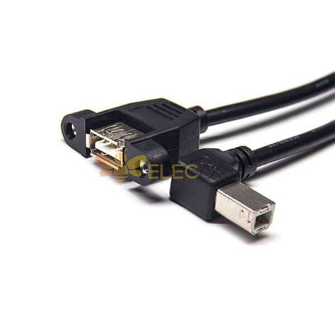 peças de cabo USB tipo AB fêmea para macho cabo OTG de graus