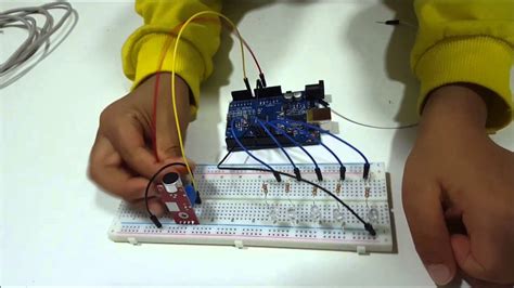 Arduino Using Microphone Sound Sensor And Led As Equalizer Youtube