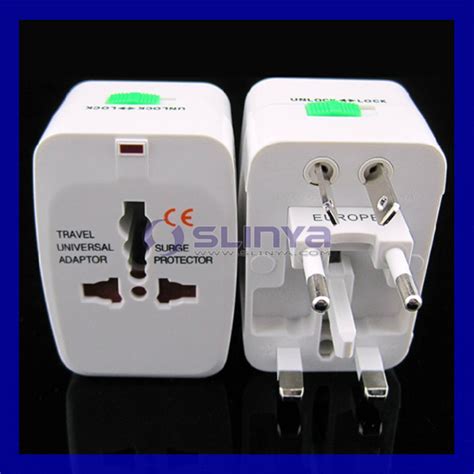 Universal World AC Power Socket Plug Adapter Us EU UK Au Extension International Travel Plug