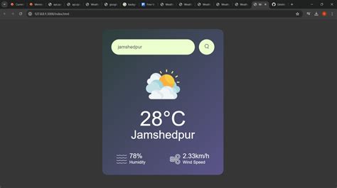 How I Built A Weather App Using Html Css And Javascript Girish
