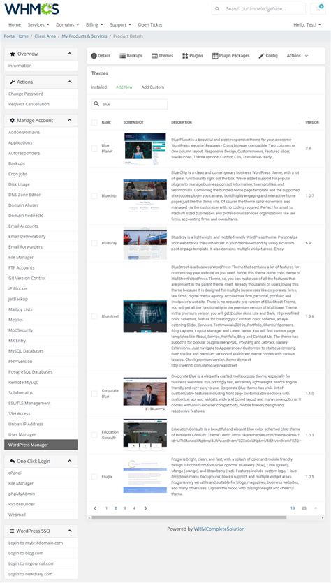 cpanel extended for whmcs modulesgarden