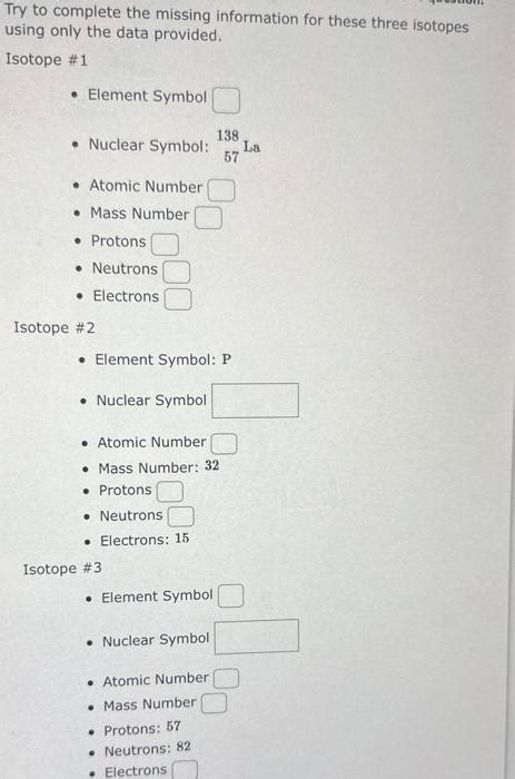 Solved How Many Protons Neutrons And Electrons Are There In Chegg Com