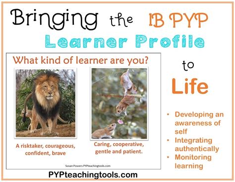 Bringing The Ib Pyp Learner Profile To Life