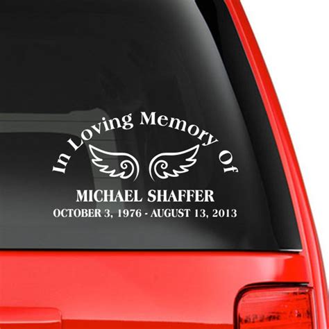 Shop In Loving Memory Car Decal Best Quality And Durable