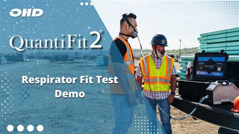 Quantifit2 Respirator Fit Test Demo Quantitative Respirator Fit Testing Device Youtube