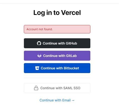 Erro Ao Entrar No Vercel Com A Conta Do Git Hub Builds E Controle De Versão Alura Cursos