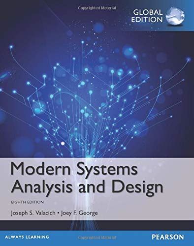 Modern Systems Analysis And Design 8th Edition Controses Store