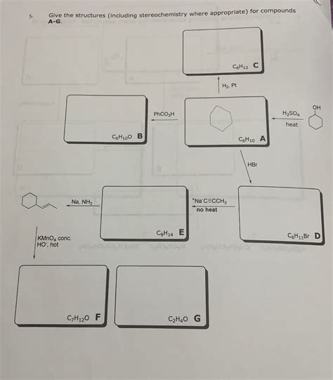 Solved Give The Structures Including Stereochemistry Where