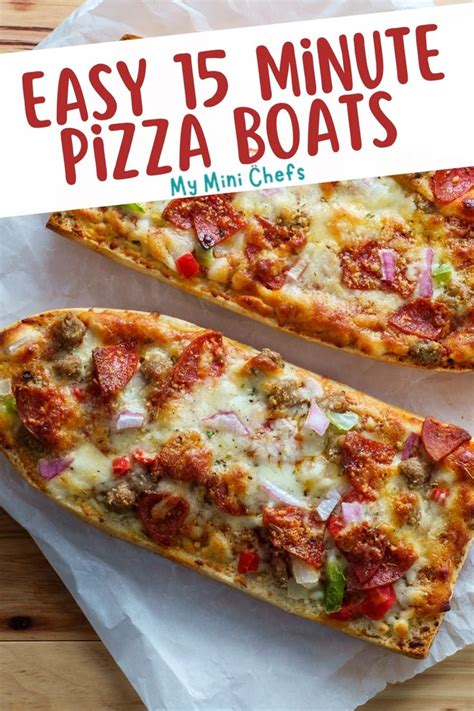 Pizza Boats Are A Tasty Party Food Perfect For Birthdays The Super