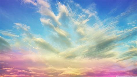 Rainbow Clouds Wallpapers Top Free Rainbow Clouds Backgrounds