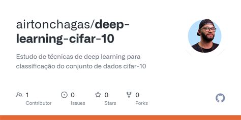 GitHub airtonchagas deep learning cifar Estudo de técnicas de deep learning para